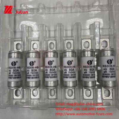 China Electric Vehicle  FUSE Environment Reliability Conform To ISO8820, JASO D622 And GB/T31465 30A 40A 50A 80A 750VDC for sale