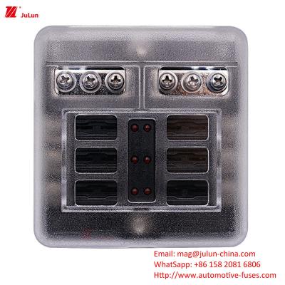 China ANS/MIDI Automatic Reset Car Fuse Holder 30A-500A Single-Pole Good Fuse Holder for sale