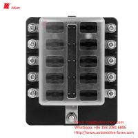 China ANS/MIDI 30A-500A Small Copper Contact Fuse Holder Meets EU UL Standard 12-Way Fuse Box for sale