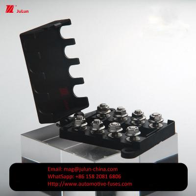 China Car 30-500AMP Rated Voltage 32 EU UL Certification Bolt-Type Copper Car Fuse Holder -55~125℃ for sale
