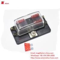 China Taiwan SCI New Car 4 Middle Insert Fuse Box 1 In 4 Out Fuse Holder R3-76-01-04 Automotive Parts for sale