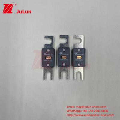 China EV320-5X Quartz Sand Outer Pipe 6kA DC EV Electric Vehicle Fuse  125A 70VDC Bolt for sale