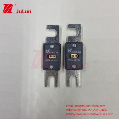 China TESLA 70VDC EV320-5X 5C Rated Voltage Electric Vehicle Fuse M6 Bolt Type 225A for sale