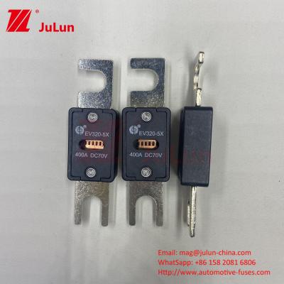 China 70VDC Voltage Ceramic Bolt Type Electric Vehicle Fuse EV320-5X-250A M6 M8 for sale