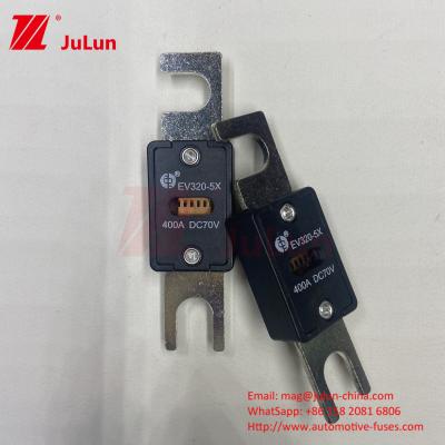 China EV320-5X-450A-N 70VDC M6 M8 Portable EV Fuses Meet ISO8820-5 Standard for Automotive Powertrain and Electrical Systems for sale