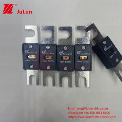 China EV320-5C-400A-N 70VDC Black Copper Auto Blade Fuses For Overload And Short Circuit Protection for sale