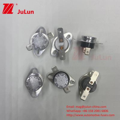 China Automated Reset KSD301 Bimetal Thermostat Snap Action Thermal Disc Switch for sale