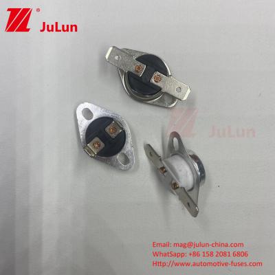 China Normally Closed / Open KSD301 Bimetal Thermostat Manual Reset Thermal Cut Out Switch for sale