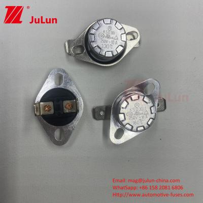 China KSD301 / KSD302 Thermostat Normally Closed Jump Switch Wind Warmers Bimetal Snap Action Thermostat KSD301 Bimetal Therma for sale