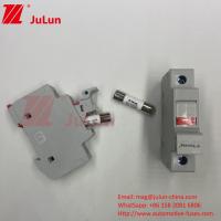 China Solar Pv Fuse Din Rail Solar Fuse Holder Holder For Photovoltaic Inverter  Inline Fuse Cylindrical Fuse Holder for sale