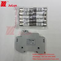China 1000VDC-1500VDC Solar PV Fuse Holder With Fuse 2 Amp Fuse Solar Dc Cylindrical Fuse Links for sale