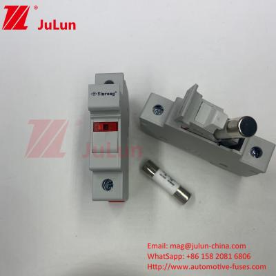 China Solar Photovoltaic Protection RT18-32 15A 20A 32A Fuse Holder With Led Indicator For S for sale