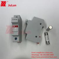 China Solar PV Fuse With DIN Guide Fuse Holder For Photovoltaic Protection RT18-32 15A 20A 32A Fuse Holder With Led Indica for sale