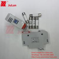 China Silver  Solar Pv Fuse / Din Rail Solar Fuse Holder Range For Photovoltaic Bus Boxes for sale