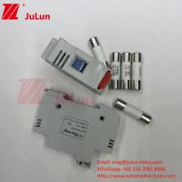 China Silver Solar Panel PV Fuse For Inverter Module Protection Fuse Holder 1500v 30a for sale