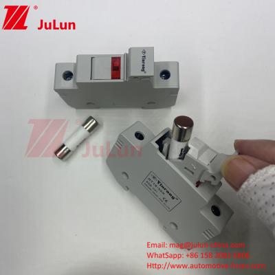 China Silver Solar Panel PV Fuse For Inverter Module Protection Fuse Holder 1500v 30a for sale