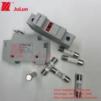 China Holder With Ceramic Fuse For PV Module Protection 15A Solar PV Fuse 1000V 10*38mm Din Rail Solar Fuse An for sale