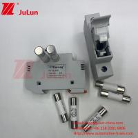 China Cylindrical Din Rail Solar Fuse Holder /  Solar Pv Fuse Holder With 30kA Breaking Capacity for sale