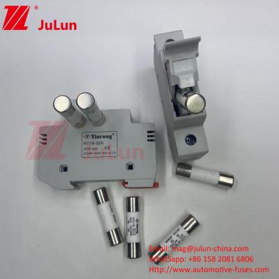 China High Voltage Solar Fuse 10A~63A For Solar Photovoltaic Inverter 500vdc 1000vdc  1500vdc for sale