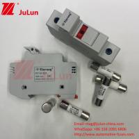China 20A Solar PV Fuse Holder With Fuse For Photovoltaic Bus Box  Nqqk RT16D-00 TPS DC Current 80V 250A Solar Energy Fuse for sale