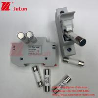 China 20A Solar PV Fuse Holder With Fuse For Photovoltaic Bus Box  Nqqk RT16D-00 TPS DC Current 80V 250A Solar Energy Fuse for sale