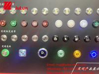 China 16mm Ring Illuminated Momentary Led IP67 12mm/16mm/19mm/22mm/LA38/XB2 Metal switch button push button metal pushing butt for sale