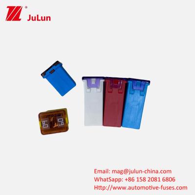 China Little Automobile Square Fuse 32V 58V EV Medium Electric Car Vehicle Fuse Blade Terminal With 58V Rated Voltage DC for sale