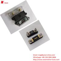 China Eu UL Manual Reset Amplifier Circuit Breaker 30A-500A32V Automotive Fuse Holder Plastic/Nylon Housing for sale