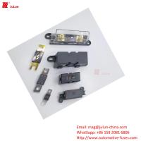 China Plastic / Nylon Housing Automotive Fuse Holder Meets EU UL Standard With 30A-500A Holding Current for sale