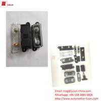 China Plastic / Nylon Housing Automotive Fuse Holder Meets EU UL Standard With 30A-500A Holding Current for sale