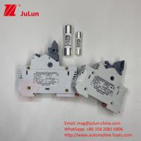 China Solar PV Fuse Holder With Ceramic Fuse For Photovoltaic Protection Fuse Holder Base 14x51MM RT18X-63-2P for sale