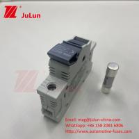 China Fuse Holder 30A 63A 500V 10x38 RT18-32 Cylindrical Fuse Holder 10A 1000DC Solar PV Fuse For Photovoltaic Protection for sale