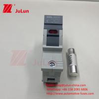 China SeanRo Solar PV Din Rail Fuse Holder For Fuse Link 10*38mm 1000V 15amp Dc Fuse 25A for sale