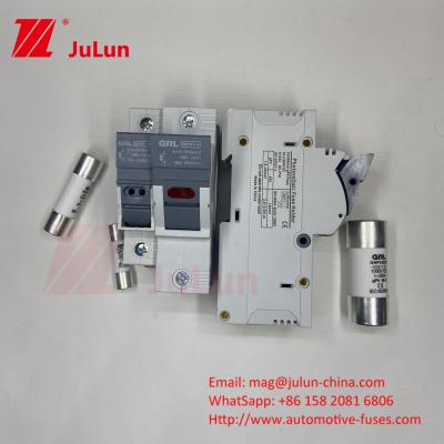 China SeanRo Solar PV Din Rail Fuse Holder For Fuse Link 10*38mm 1000V 15amp Dc Fuse 25A for sale