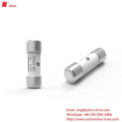 China DC 750V 20KA Electric Vehicle Flat Head Tubular Fuse for sale