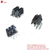 China Unipolar Low Voltage Automotive Fuse Holder 32V Rated Copper Contact Automotive Fuse Holder 30A-500A EU UL Standard for sale
