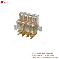 China 32V Motorcycle Manual Reset Circuit Breaker Current Up To 500A Copper Contact Car Fuse Holder for sale