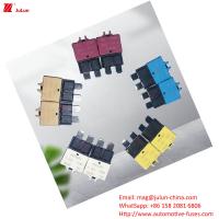 China 30A-500A Auto Fuse Holder Nylon Plastic Copper Bolt Fuse Manual Reset Switch for sale