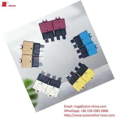 China 30A-500A Auto Fuse Holder Nylon Plastic Copper Bolt Fuse Manual Reset Switch for sale