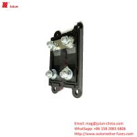 China Eu UL Certified Electric Vehicle 32V DIN Track Fuse Holder Single-Pole Bipolar Automatic Copper Fuse Holder for sale