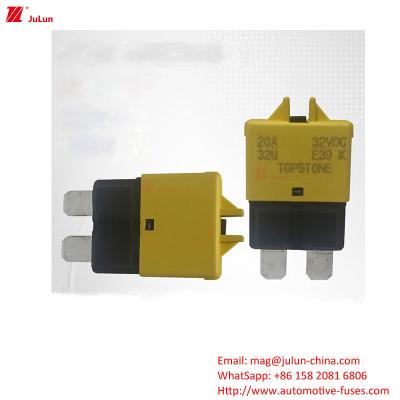 China Machine Manual Reset Switch Yacht Manual Reset Circuit Breaker EU UL Rated 32V Copper Fuse Holder for sale