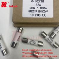 China 5A AC380V AC800VAC Ceramic Din Rail Solar Fuse Holder High Voltage Solar Fuse for sale
