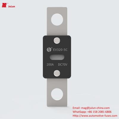 China 70VDC 150-550A Bolt Screw Breaking Capacity Electric Vehicle Fuse EV320-5C for sale