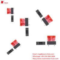 China Safe Plastic Housing Automotive Circuit Breaker 30A-100A Automotive Electrical System Copper Fuse Holder for sale
