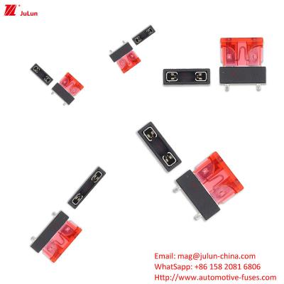 China Safe Plastic Housing Automotive Circuit Breaker 30A-100A Automotive Electrical System Copper Fuse Holder for sale