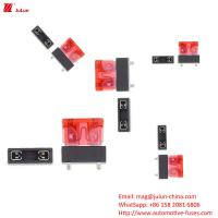China Safe Plastic Housing Automotive Circuit Breaker 30A-100A Automotive Electrical System Copper Fuse Holder for sale