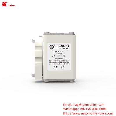 China Automotive Battery Charger Electric Vehicle Fuse 1000V AC With Bolt On Terminals for sale