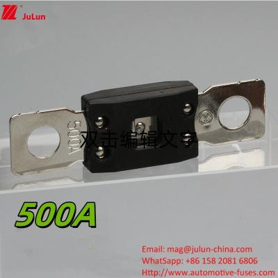 China 500A Electric Vehicle Protection Fuse for 32V/48V/72V Systems with M8 Screw for sale