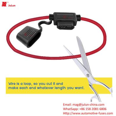 China One Pole Automotive Spare Parts Nylon And Copper ANSI Small Fuse Holder for sale
