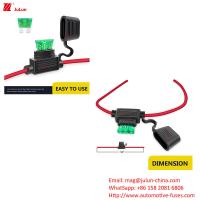 China One Pole Automotive Spare Parts Nylon And Copper ANSI Small Fuse Holder for sale